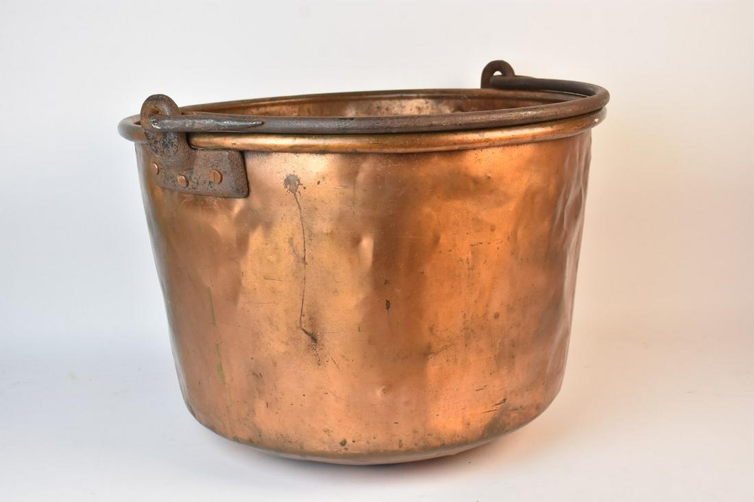 For Auction: Large Vintage Copper Bucket (#0212) on Aug 29, 2020 ...