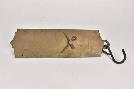 Purina Cow Chow Brass Milk Scale