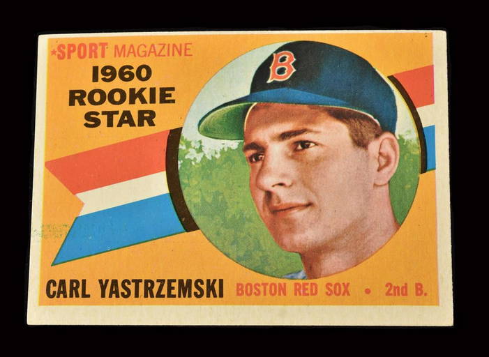 1960 Topps Carl Yastrzemski Baseball Rookie Card