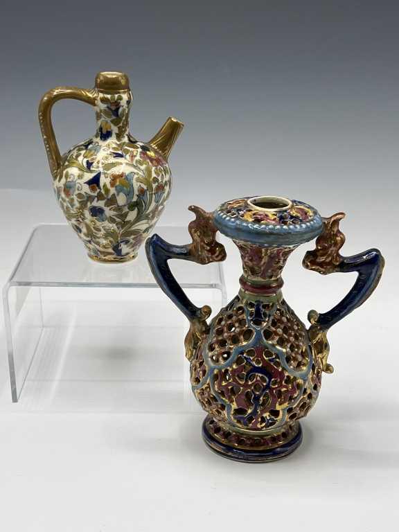 Fischer Budapest Pottery Vase, Urn