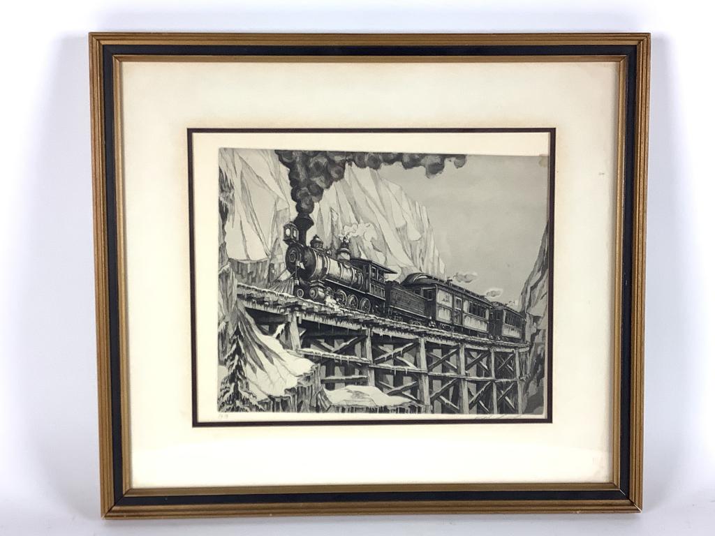 Ala Jay Gaines Etching