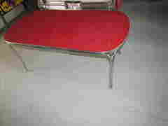 Retro Formica Red Dining Table - Jul 28, 2012 | Scheerer McCulloch ...