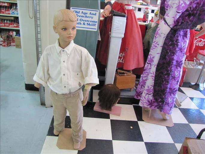 Solid Body Little Boy Mannequin