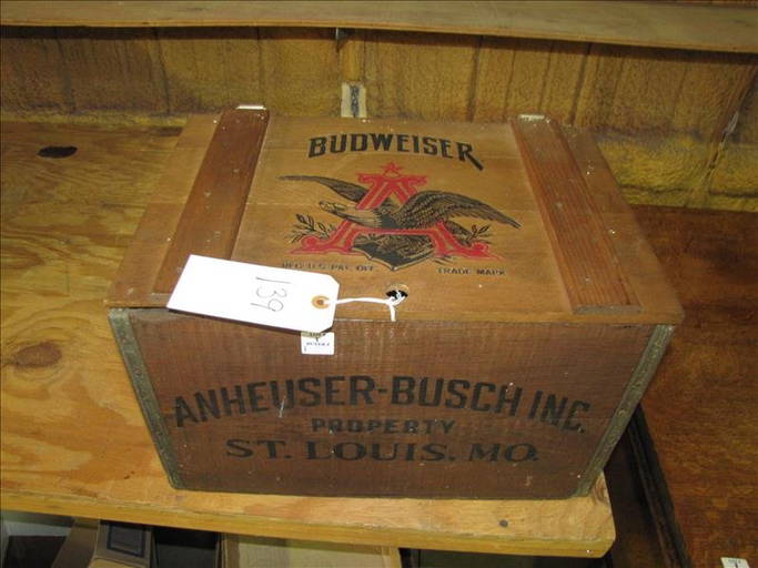 Anheuser Busch Budweiser Beer Box