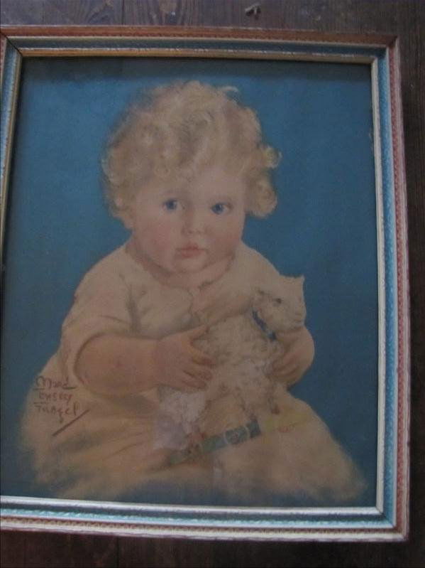 70: Maud Tousey Fangel Original Art Print Baby Girl