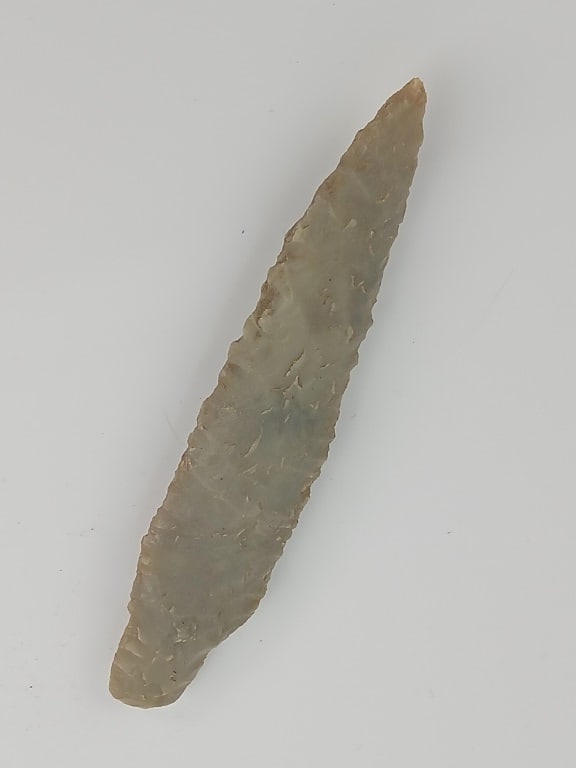 Rare Neolithic-stone Age-stemmed Spear Point Auction