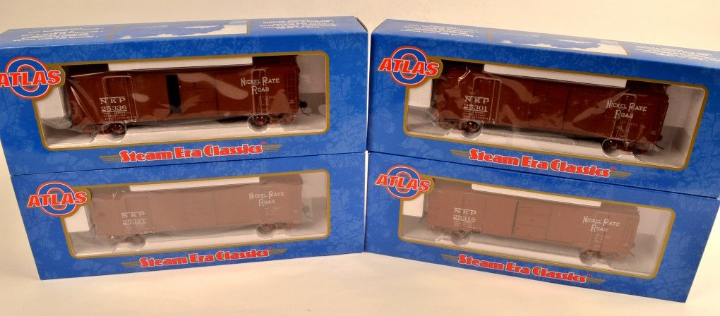 (4) Atlas 1923 ARA (X-29) Steel Box Cars