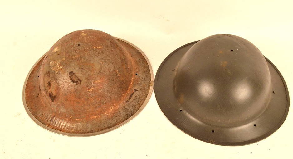 Pr Of Doughboy Wwi Helmet Shells