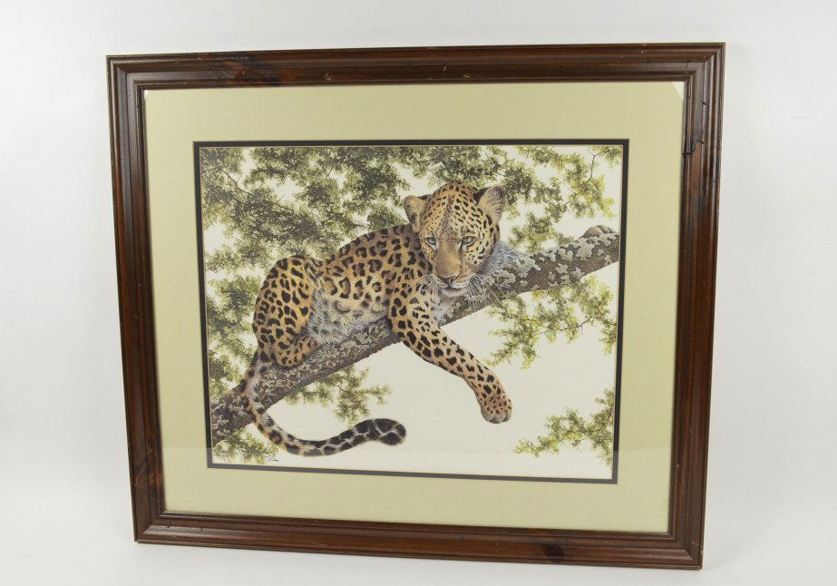 *Farnsworth "African Leopard" Signed & Numbered Art
