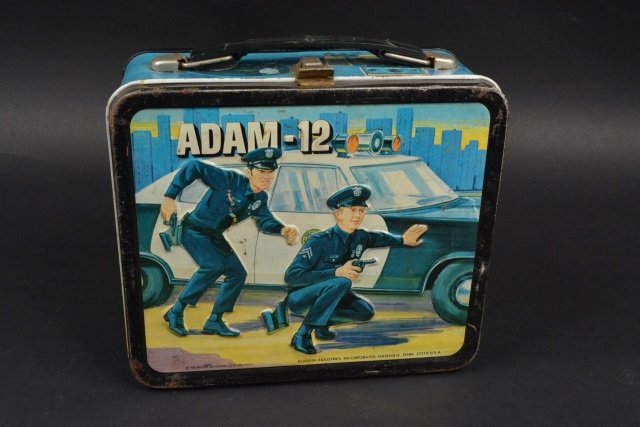 1972 Original Adam 12 Lunch Box W/ Thermos