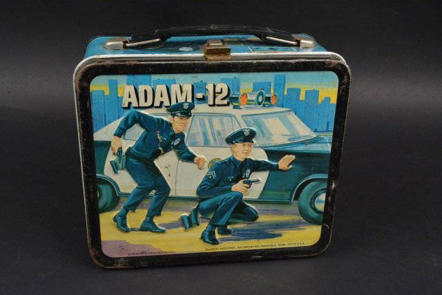1972 Original Adam 12 Lunch Box W/ Thermos