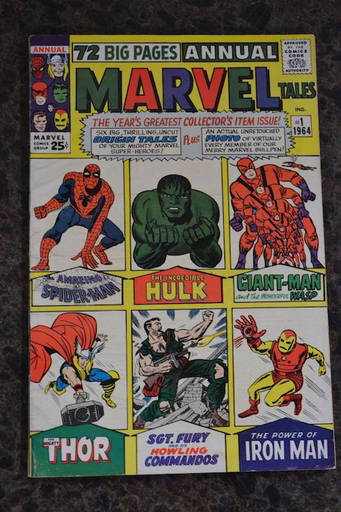 72 Big Pages Annual Marvel Tales No. 1 Comic Book