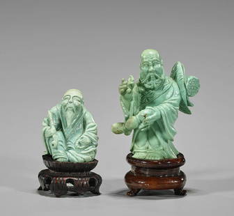 Chinese Carved Turquoise Figure