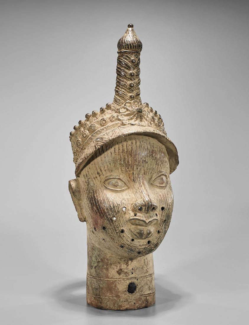 Benin-Style Bronze 'Ooni' Head - Aug 13, 2017 | I.M. Chait Gallery ...