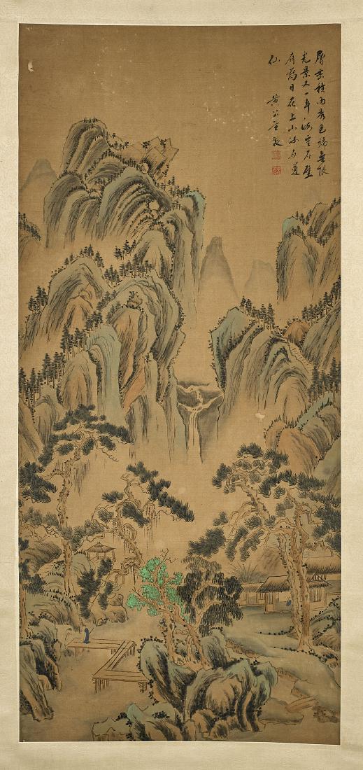 Two Chinese Scrolls After Huang Gongwang & Fu Baoshi