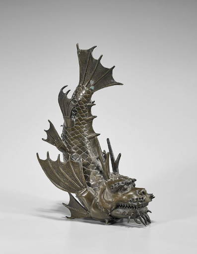 Japanese Articulated Bronze Dragon Fish
