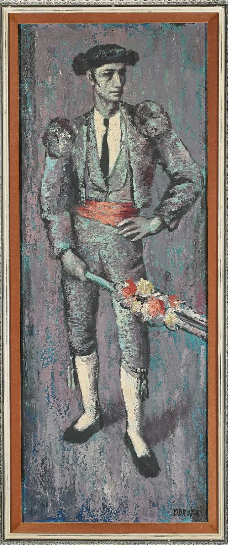 Oil Painting Attributed To Harold 'abruzzi' Stephenson