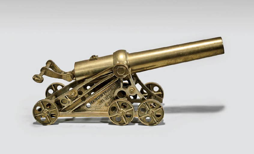 Brass Model Of A 'lyle' Cannon By Galbraith & Son