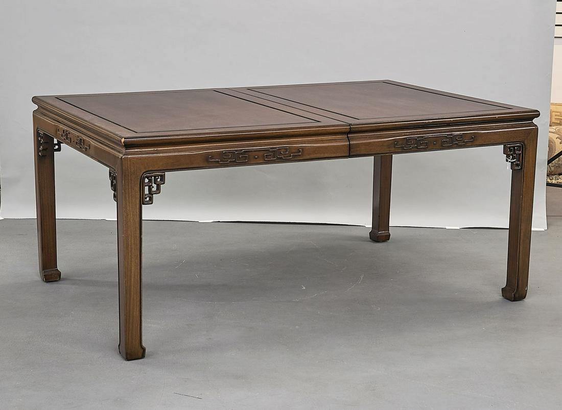 Chinese Carved Hardwood Dining Table
