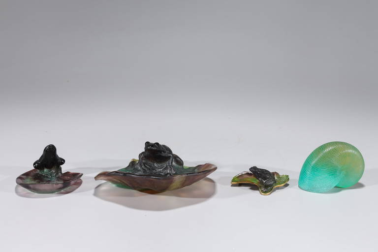 Group Of Daum Nancy Glass Objects