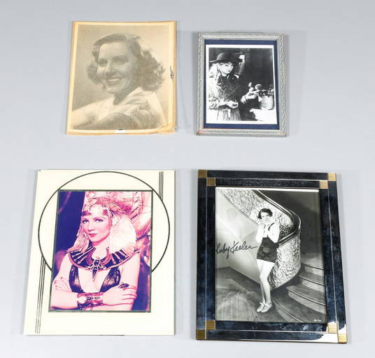 Group Of Four Hollywood Golden Age Signed Headshots, Ruby Keeler ...