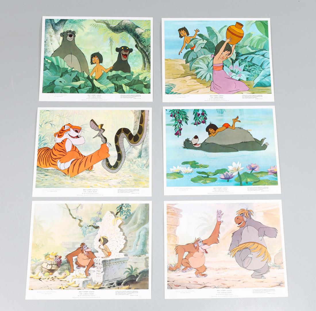 Group Of Six Walt Disney Jungle Book Lobby Cards