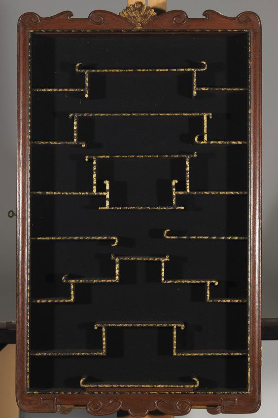 Chinese Netsuke/snuff Display Cabinet