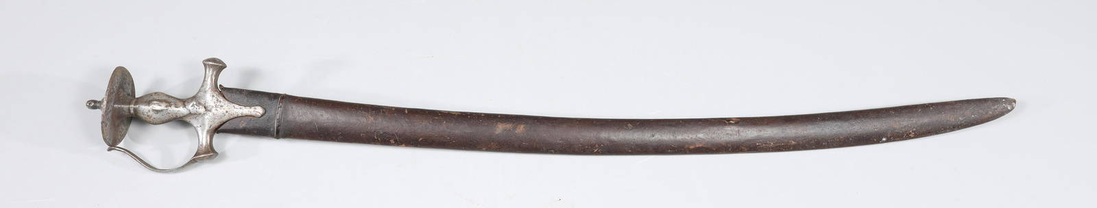 Antique Indo Persian Talwar Sword With Scabbard
