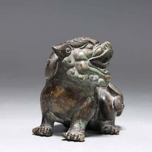 Antique Chinese Bronze Scroll Weight