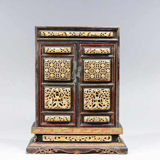 Vintage Japanese Kamidana Cabinet