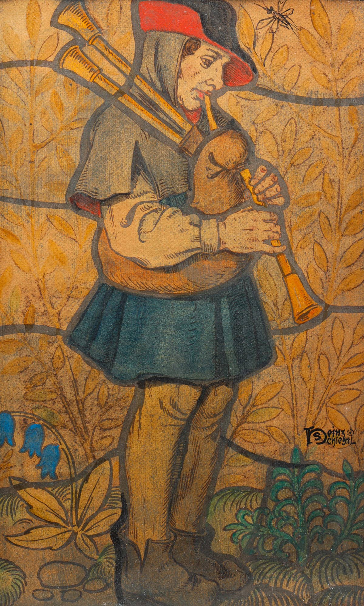 Heinrich Schiestl (german, 1867-1940) Attributed Auction