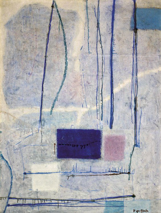 346: IMPORTANT OIL PAINTING BY KENZO OKADA