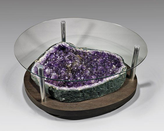 AMETHYST GEODE TABLE