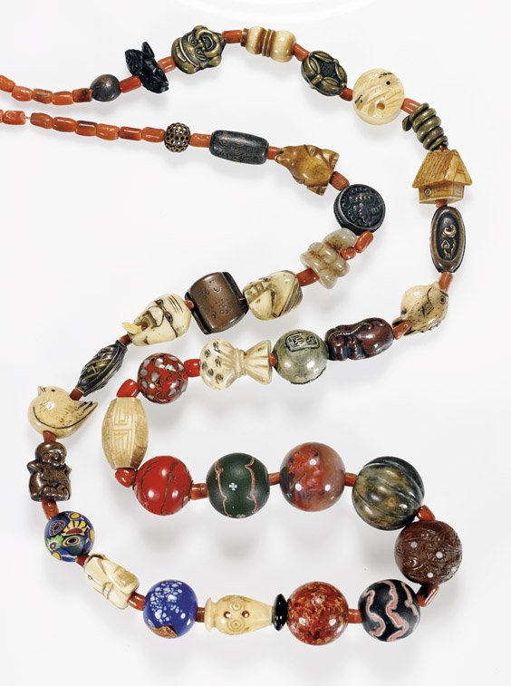 ANTIQUE JAPANESE OJIME BEAD NECKLACE - Sep 22, 2013 | I.M. Chait ...