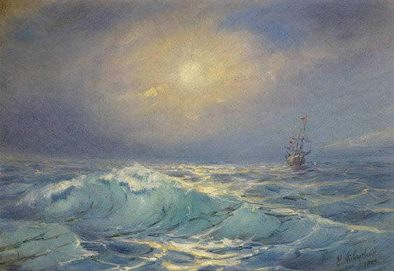 IMPORTANT RUSSIAN PAINTING BY IVAN K. AIVAZOVSKY - Nov 24, 2013 | I.M ...