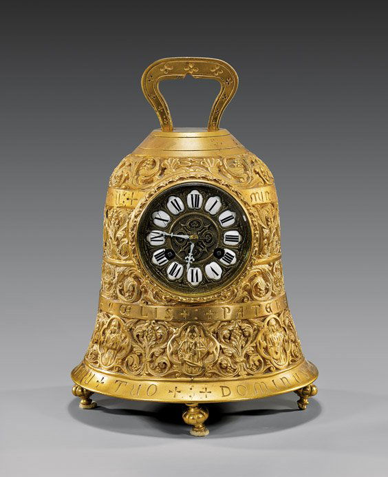 ANTIQUE BRONZE BELL FORM CLOCK - Mar 23, 2014 | I.M. Chait Gallery ...