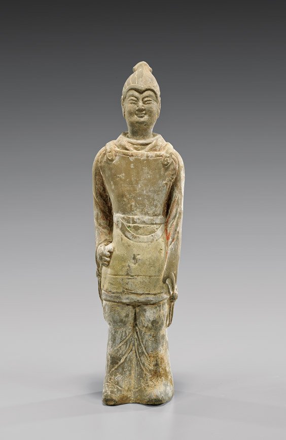 HAN DYNASTY POTTERY SOLDIER