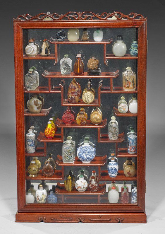 SNUFF BOTTLE COLLECTION IN DISPLAY CASE - Jul 27, 2014 | I.M. Chait ...