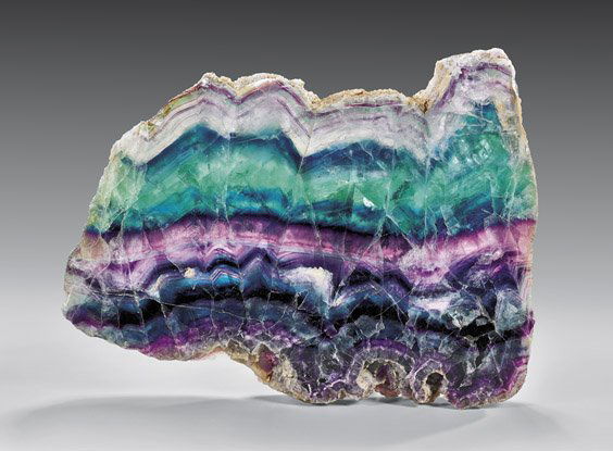 RAINBOW FLUORITE SLAB