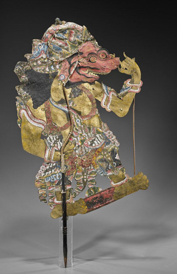 Indonesian Shadow Puppet of a Kasar