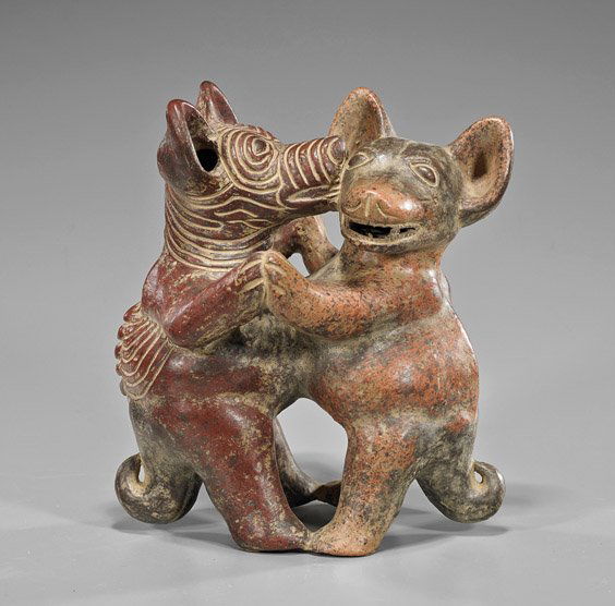 Pre-Columbian-Style Colima-Type Ceramic Dogs