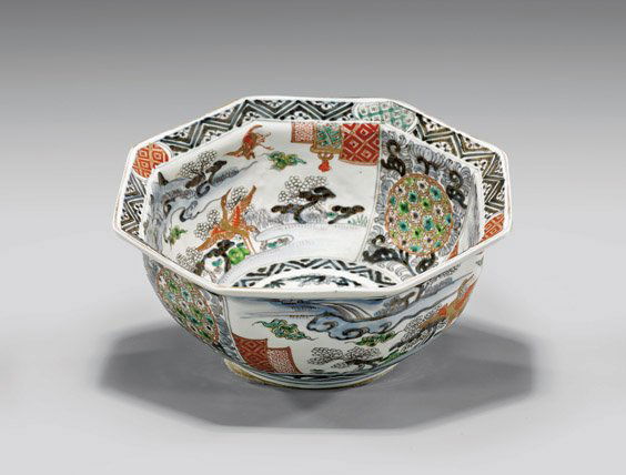 Large Antique Japanese Imari Bowl