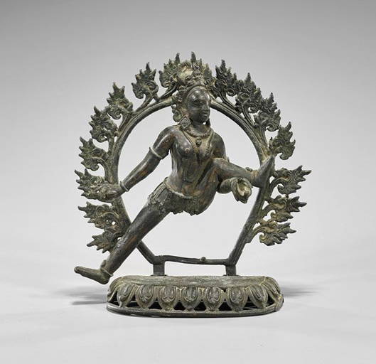 Sino Tibetan Bronze Wrathful Spirit