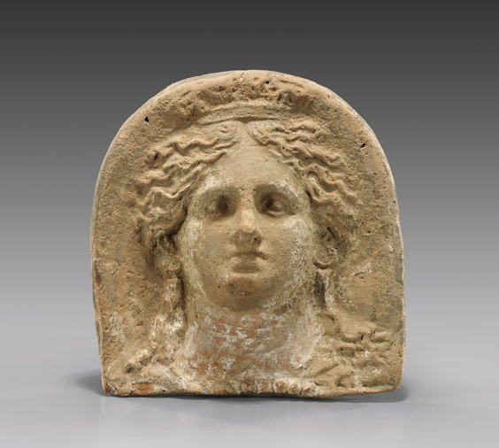 GREEK TERRACOTTA ANTEFIX