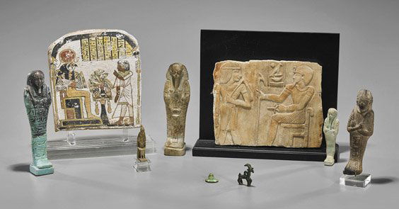 Nine Ancient Style Items: Egypt & Near East