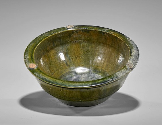 Han Dynasty Green Glazed Pottery Bowl - Jul 17, 2016 | I.M. Chait ...