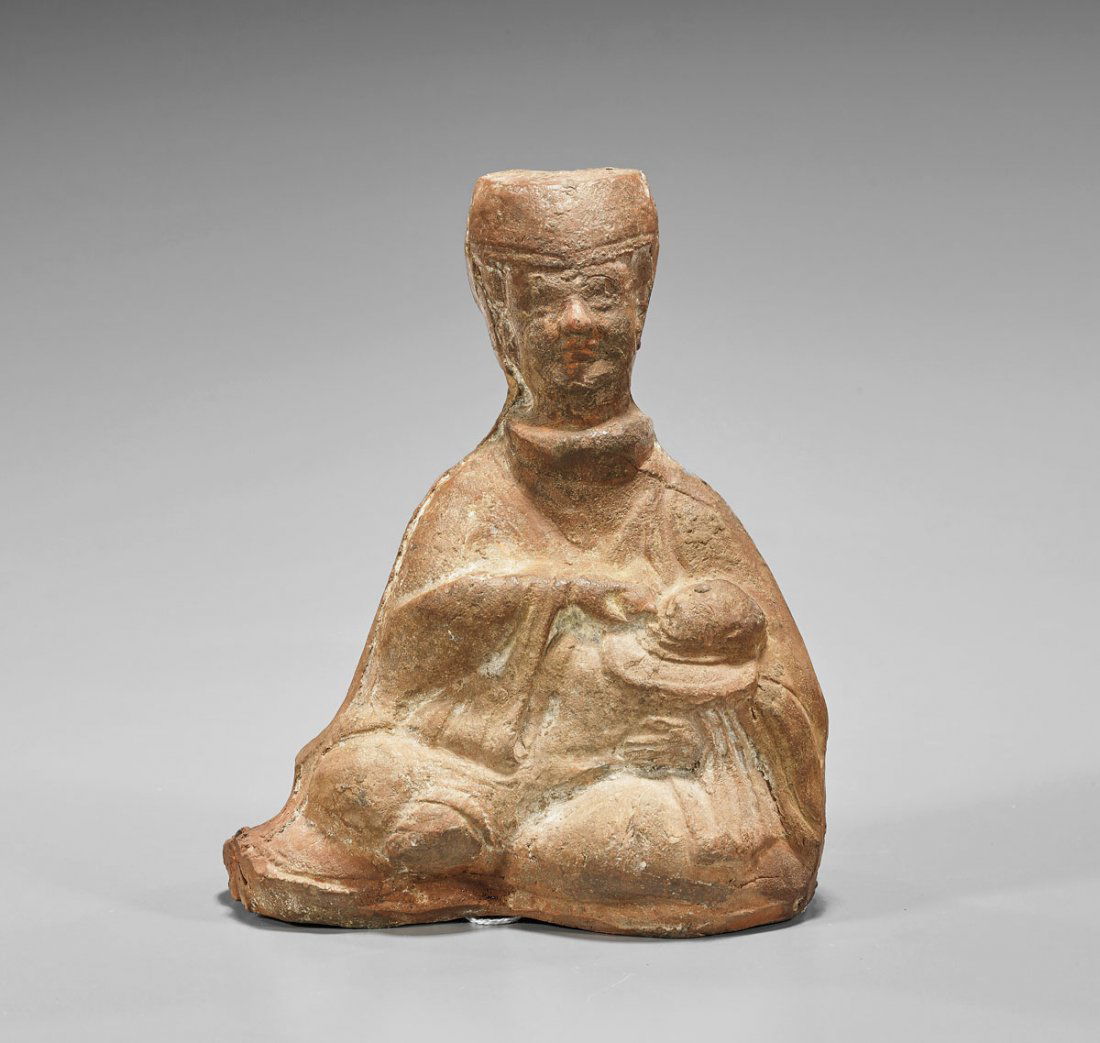 Antique Chinese Han Dynasty Pottery Figure