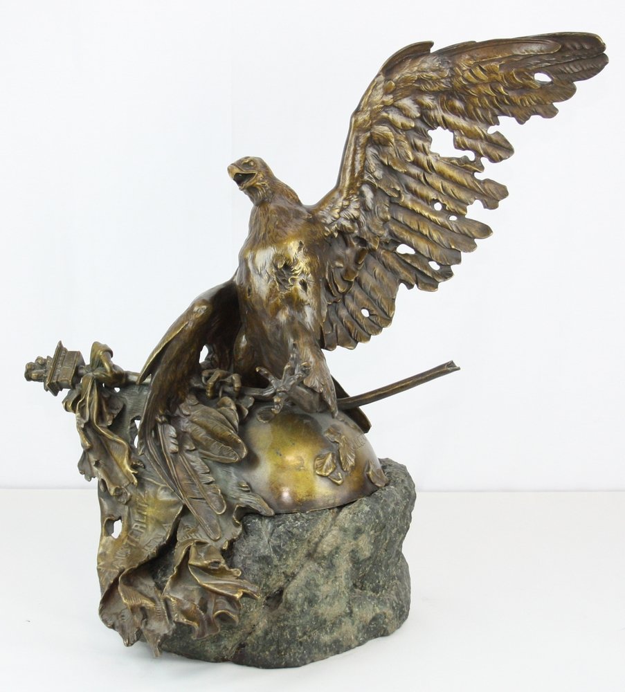 L'aigle Blesse (monument De Waterloo) By J.l. Gerome