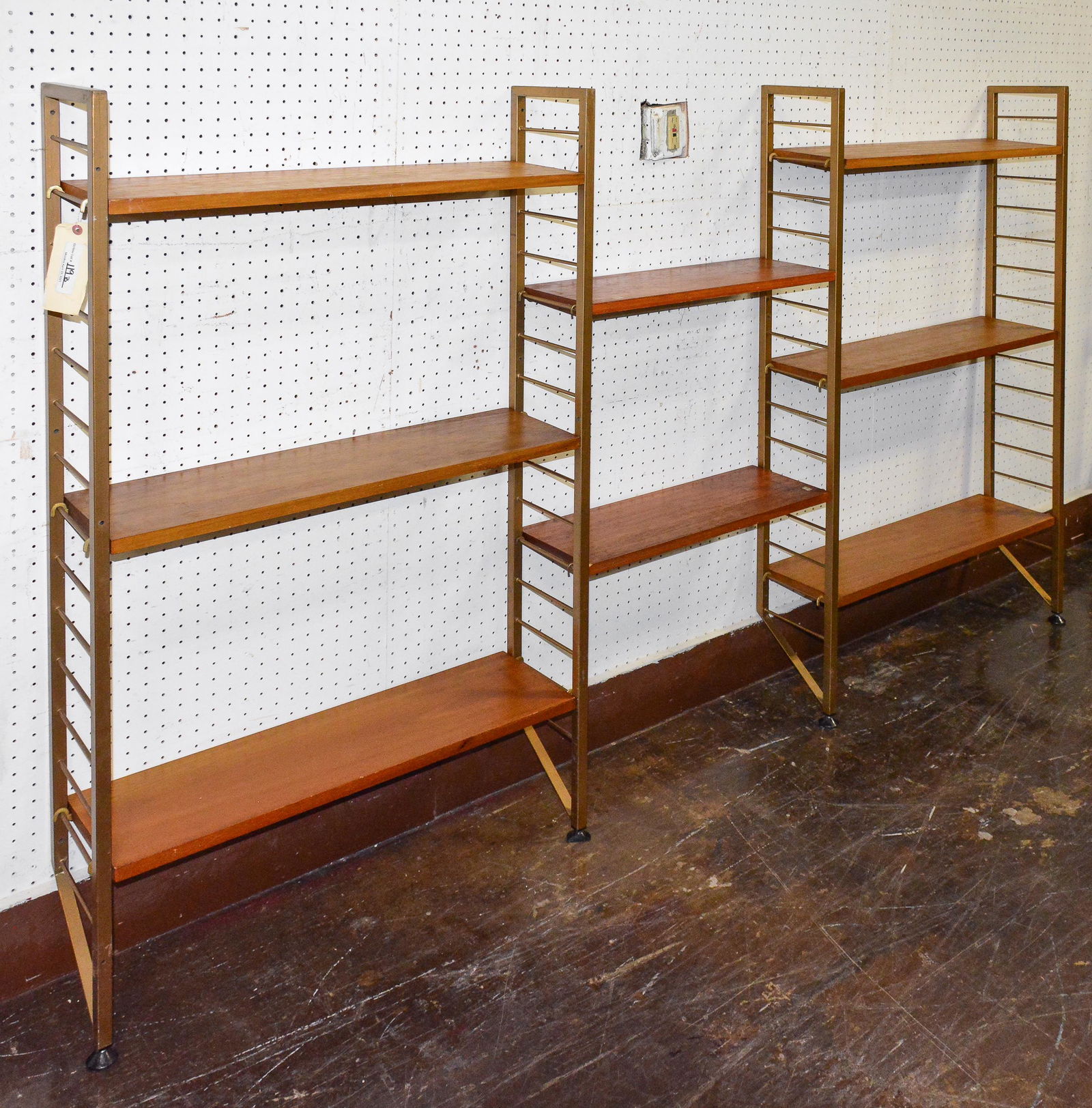 3 Bay Mid Century Ladderax Wall Unit #2
