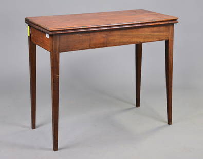 Georgian Revival Flip Top Card / Games Table